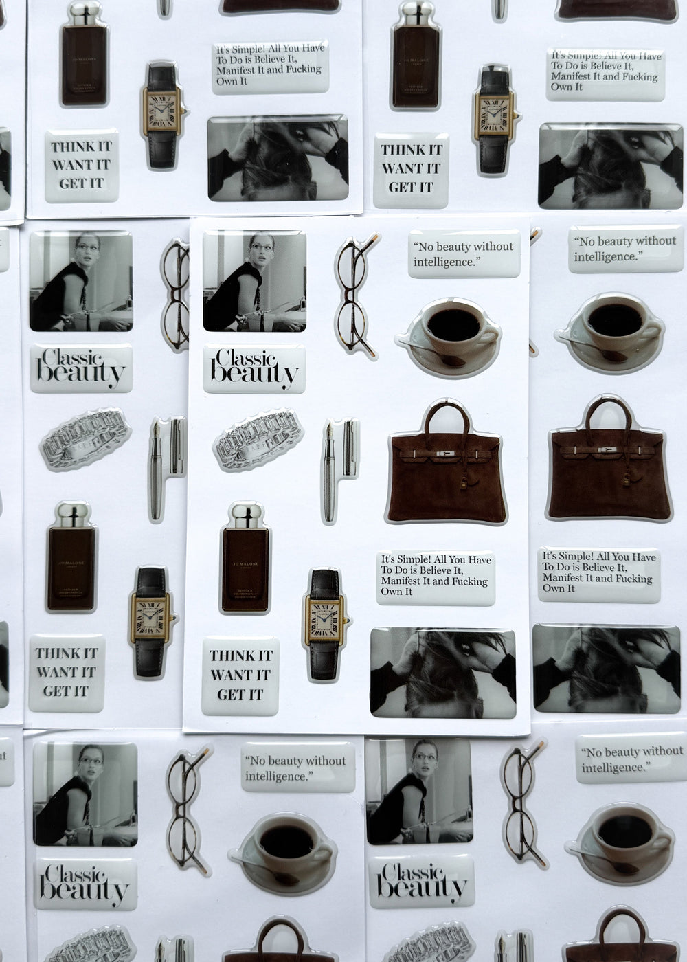 The Dream Académie - Affirmation 3D Epoxy Stickers