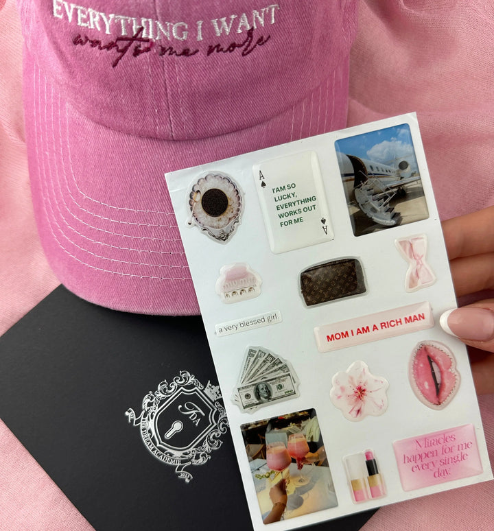 The Dream Académie - Affirmation 3D Epoxy Stickers