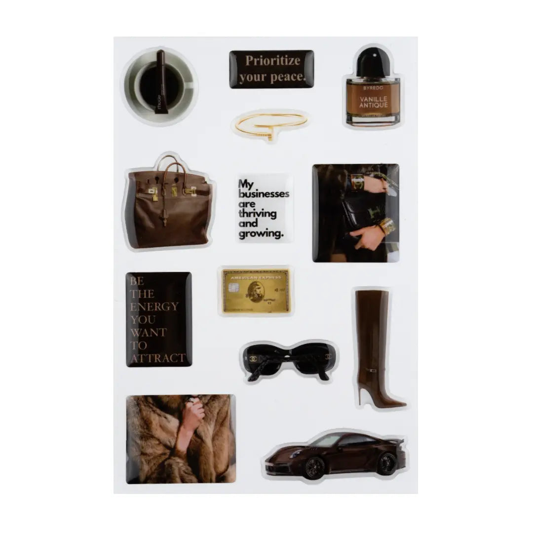 The Dream Académie - Affirmation 3D Epoxy Stickers